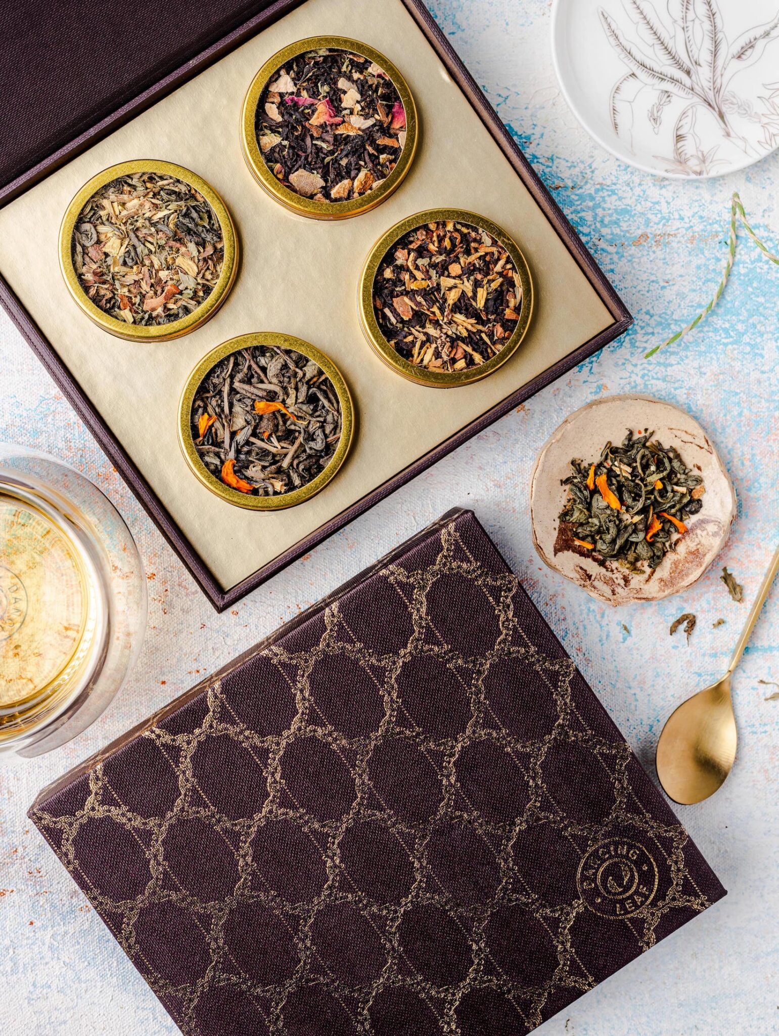 Little Luxuries Gift Box ( 4 Tea Tins ) - Duchess Fine Teas. Branded ...