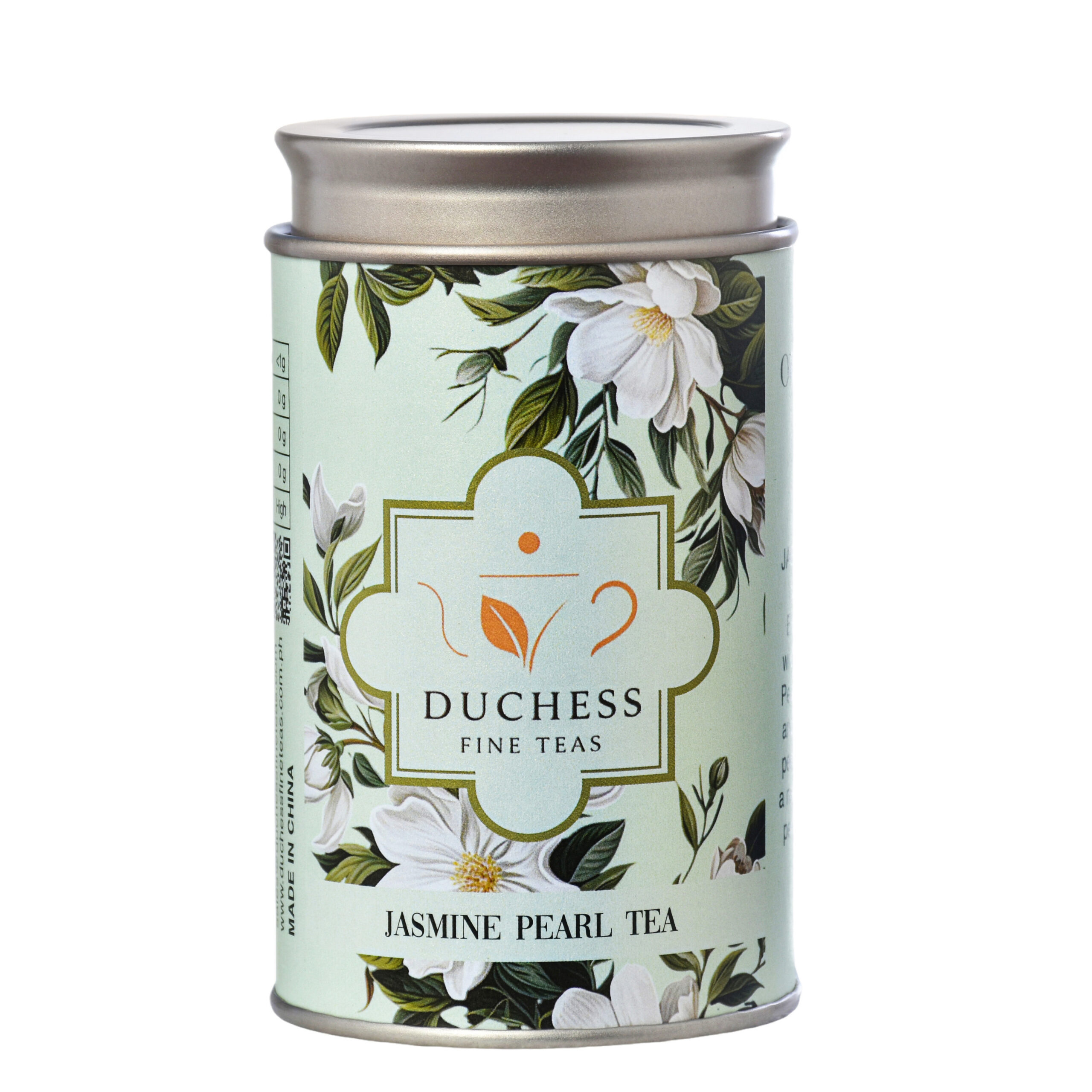 Jasmine Pearl Tea- 100 grams - Duchess Fine Teas. Branded Fine Teas ...