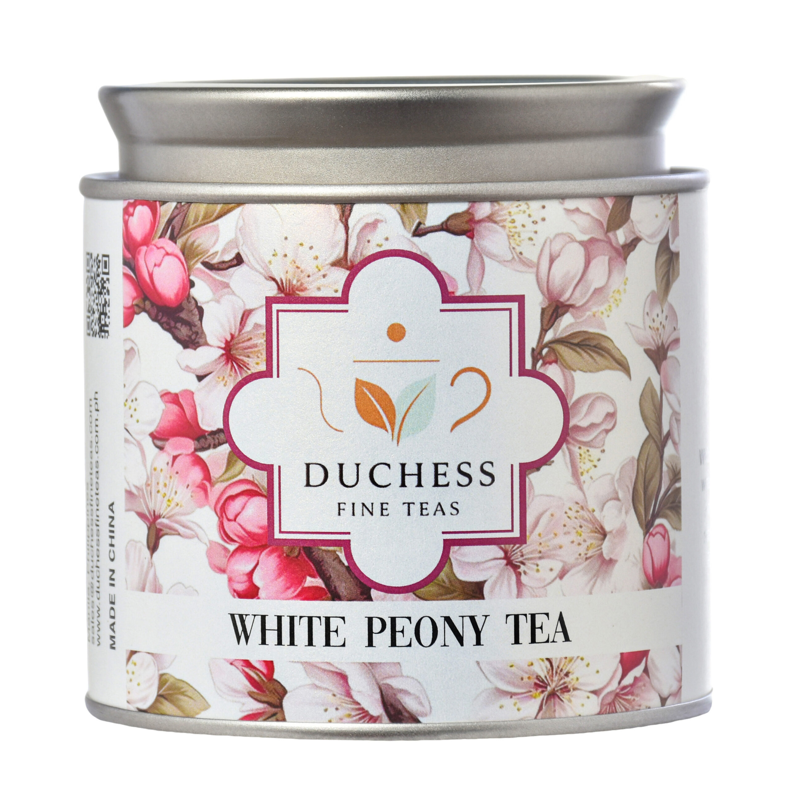 White Peony Tea- 30 grams - Duchess Fine Teas. Branded Fine Teas ...